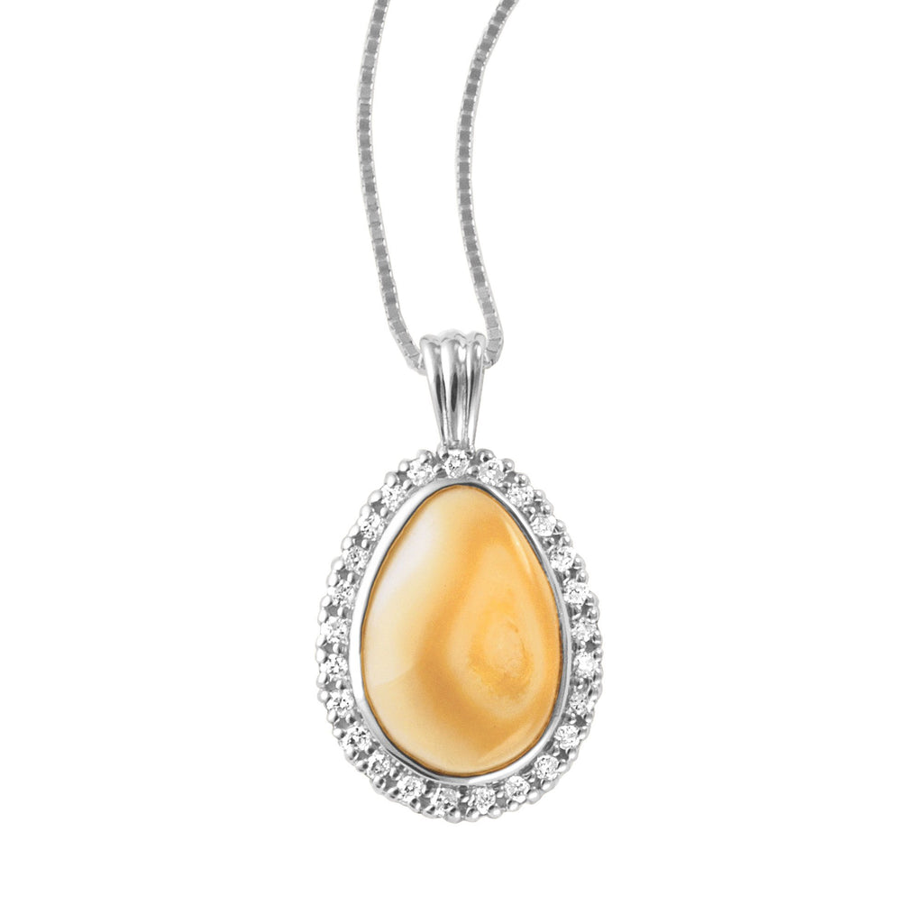 Sequoia Elk Ivory Sterling Silver Pendant