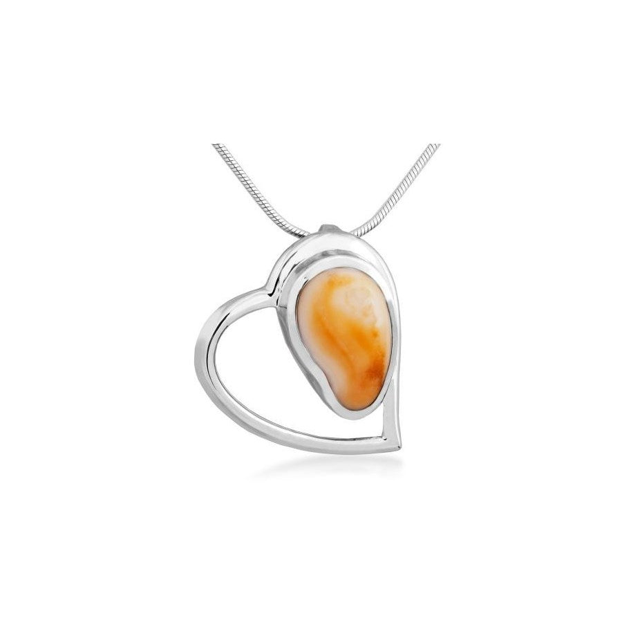 Lovett Elk Ivory - Sterling Silver Black Hills Gold Pendant