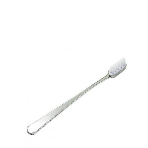Virginia Baby Toothbrush in Sterling Silver - Pink